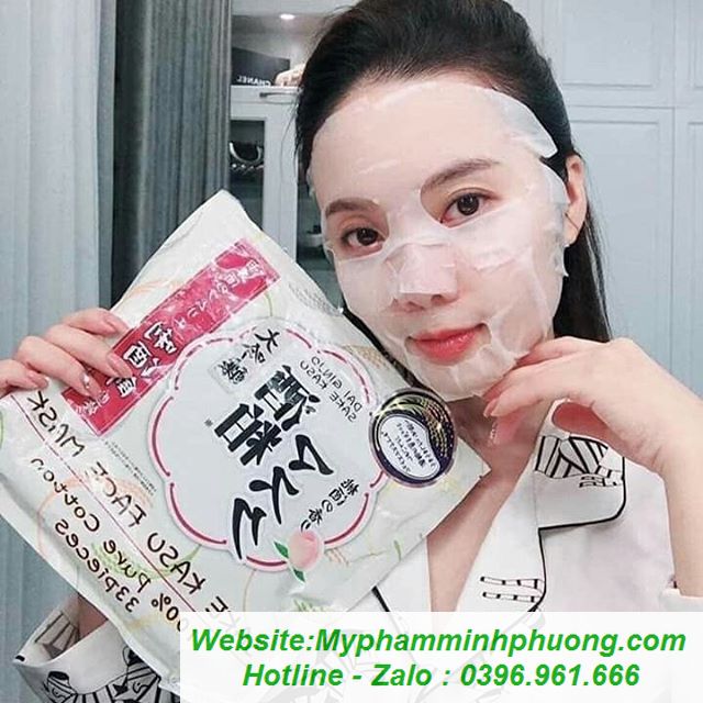 MẶT NẠ SAKE KASU FACE MASK BÃ RƯỢU - Mỹ Phẩm Minh Phương-Mỹ phẩm Hàn ...