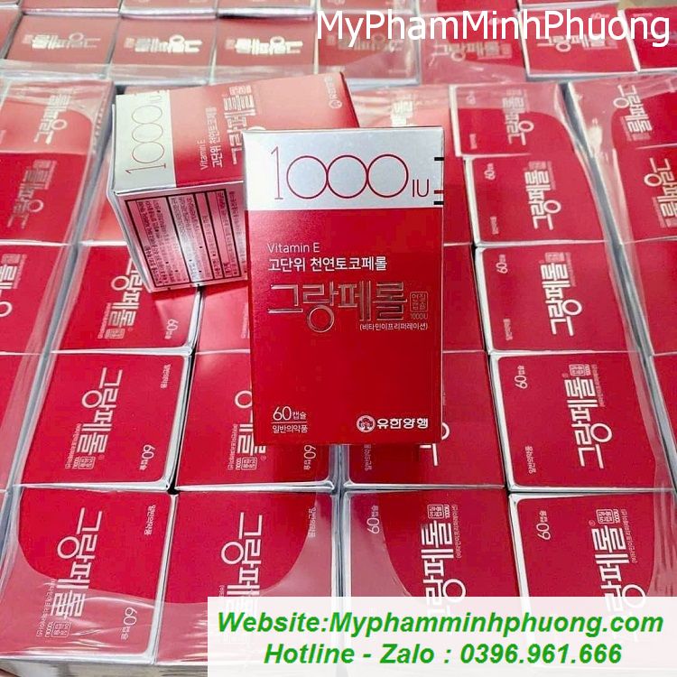 VIÊN UỐNG VITAMIN E 1000IU CHỐNG LÃO HÓA 60 VIÊN HÀN QUỐC