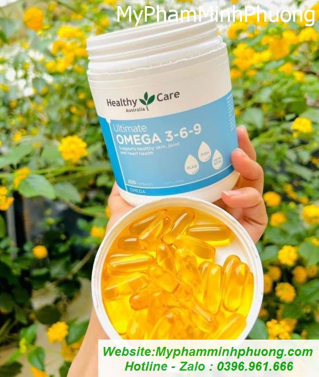 VIÊN UỐNG HEALTHY CARE OMEGA 369 ULTIMATE 200 VIÊN ÚC