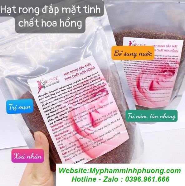 HẠT RONG ĐẮP MẶT TINH CHẤT HOA HỒNG